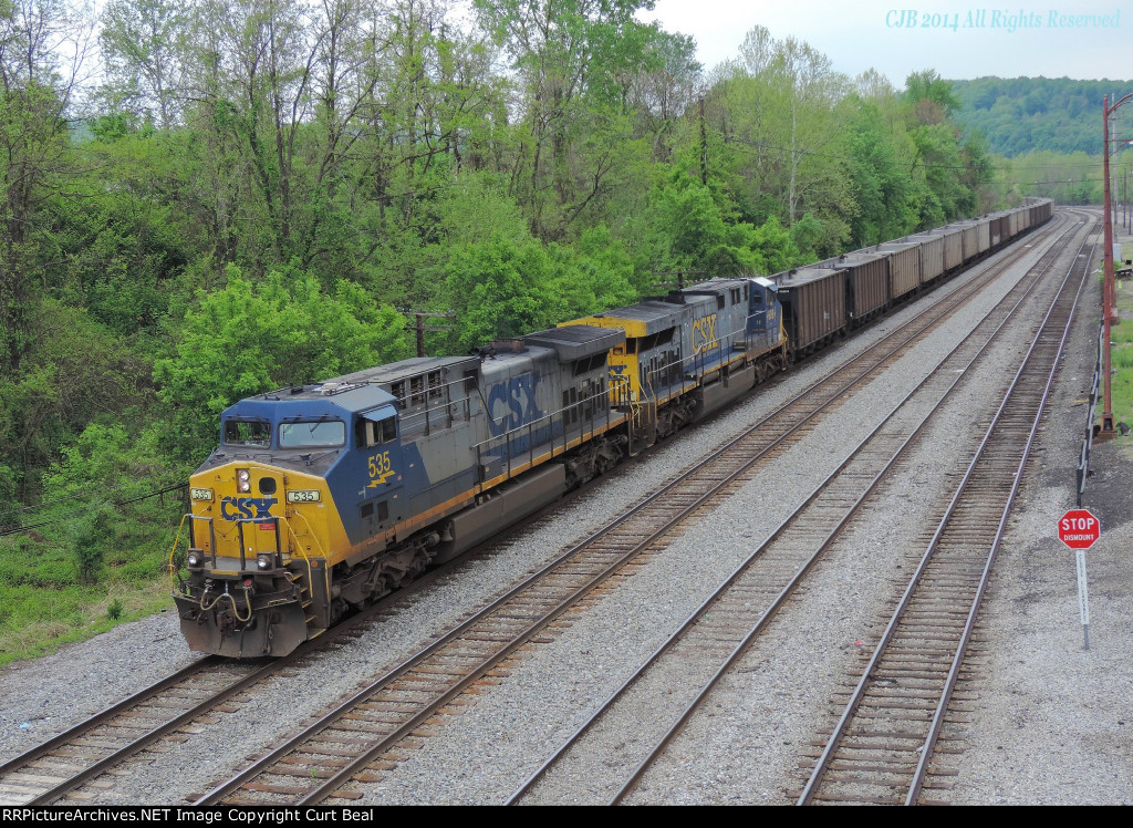 CSX 535 and 609 (2)